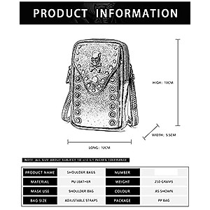 nice--buy Punk Gothic Skull Carry Purse Women Handbag Single Shoulder Waist Bag Cell phone Wallet Steampunk Retro Women Travel Purse Motorcycle Bag Stud Rivet Fashion, Black, Small