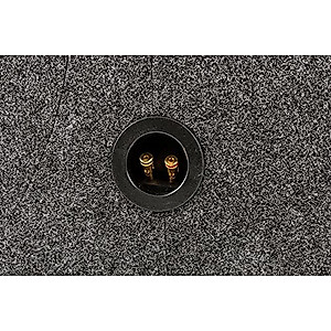 QPower 12 Inch Heavy-Duty Single Sealed Carpet Covered Durable Car Audio Vehicle Subwoofer Enclosure Woofer Box, Charcoal Gray