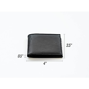 Rico Industries NFL Houston Texans Premium Laser Engraved Vegan Black Leather Bill-fold Wallet - Slim yet Sturdy Design - Perfect to Show Your Team Pride or Gift