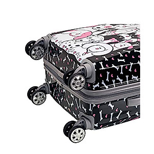 Rockland Vision Hardside Spinner Wheel Luggage, Assorted/Multicolor, Carry-On 20-Inch