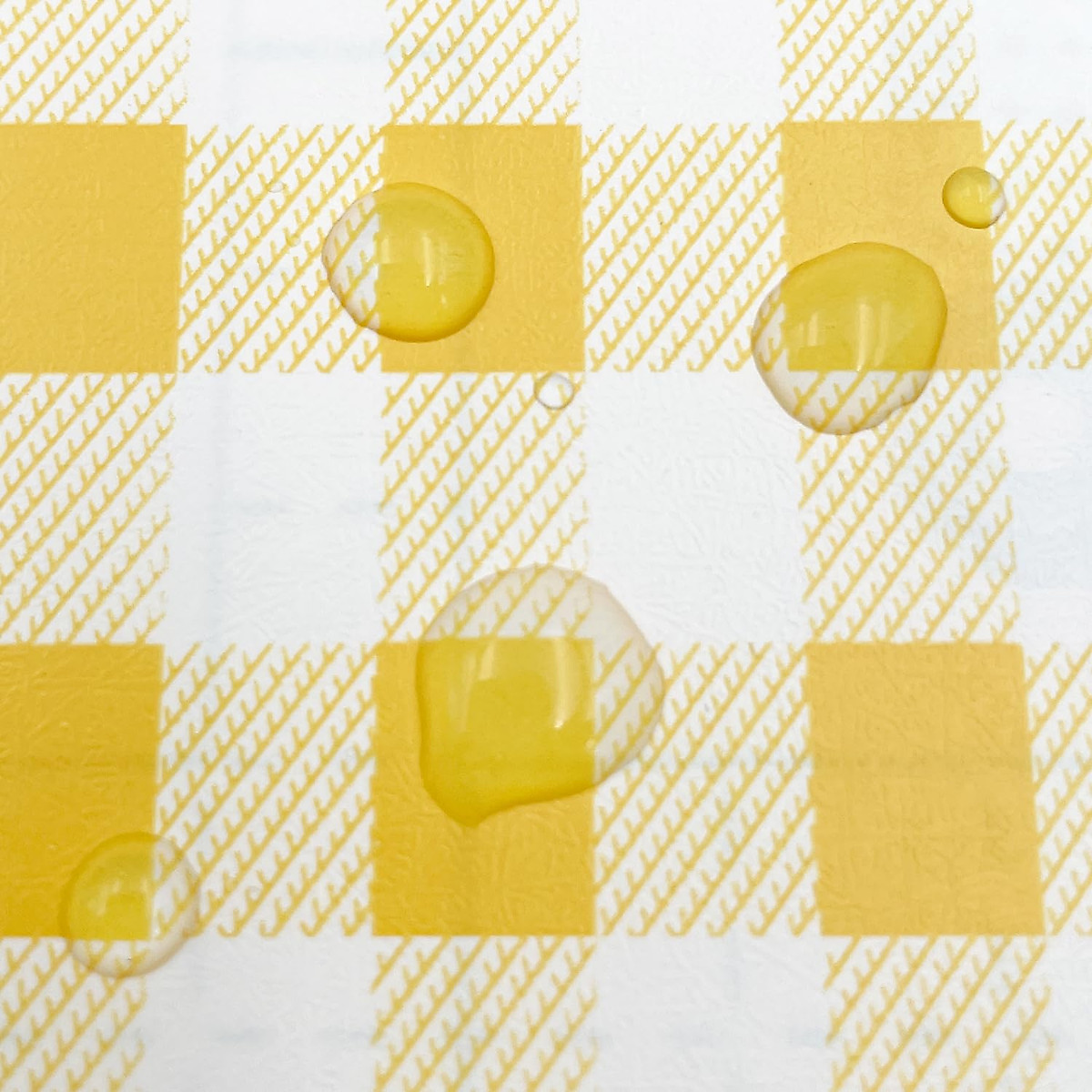 Yifasy Shelf Liner Yellow Grids Self-Adhesive Drawer Shelving Paper Line Study Desk Storage Cabinets 118x17.7 Inch