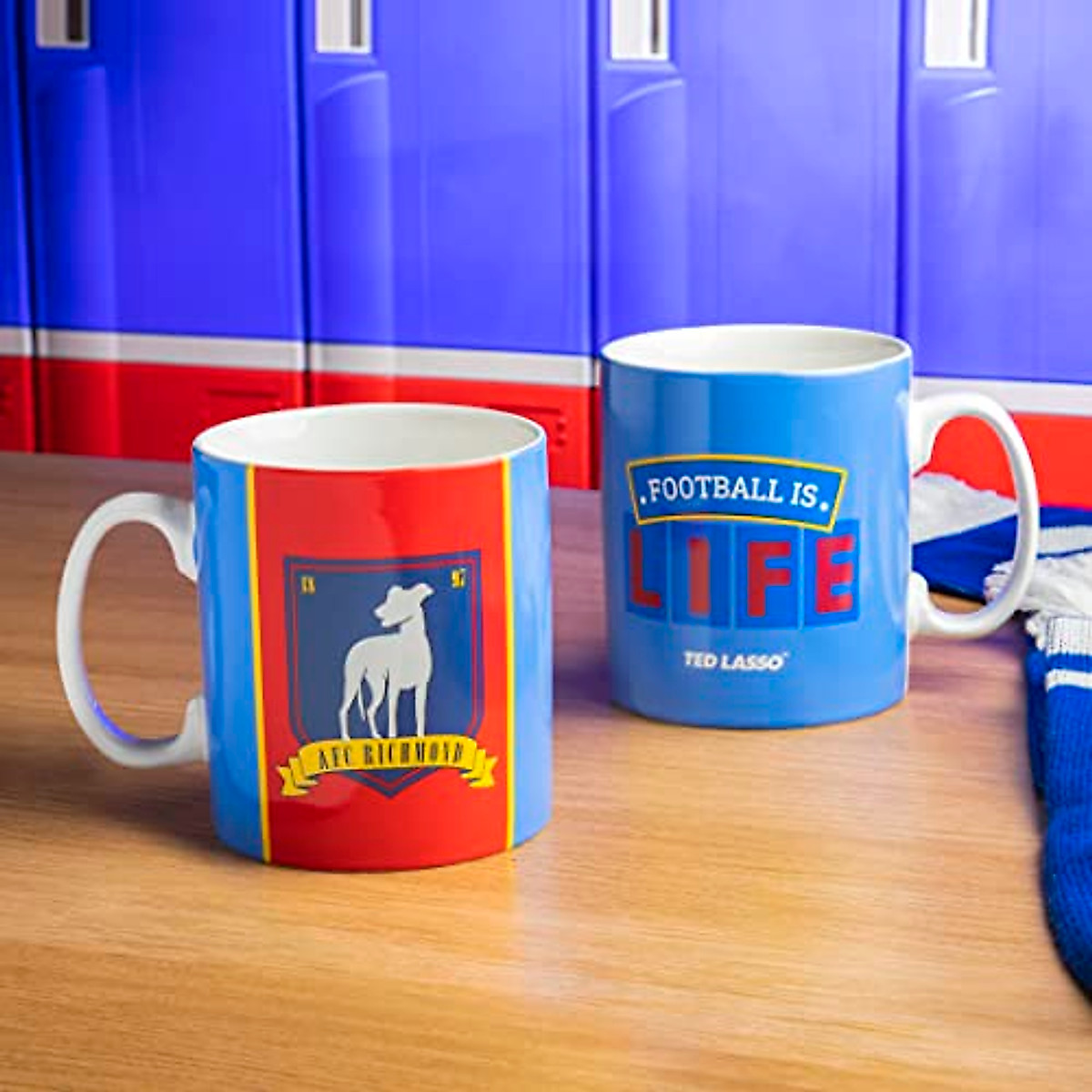 Paladone Ted Lasso Football is Life Extra Large Ceramic Coffee Mug | Officially Licensed Ted Lasso Merchandise