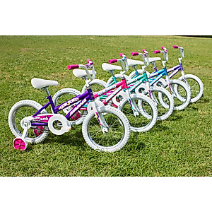 Dynacraft Childrens Bike Star Burst Bicycle 16" Wheel Exercise, Play, Gift Bicycle for Girls, Boys Ride Outside