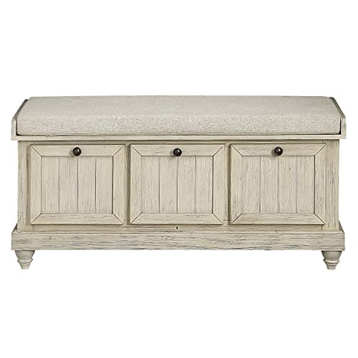 Lexicon Berryessa Lift-Top Storage Bench, Distressed White