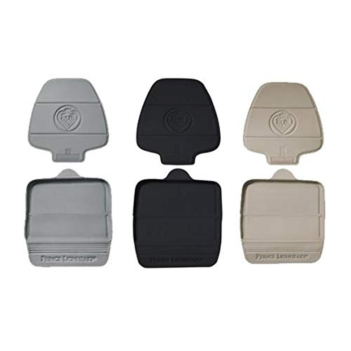 Prince Lionheart Car Seat Protector. The only 2 stage Seatsaver Designed with Thick padding, Nonabsorbent, waterproof, PVC foam material. Comparable with all baby and toddler car seats. (Grey)