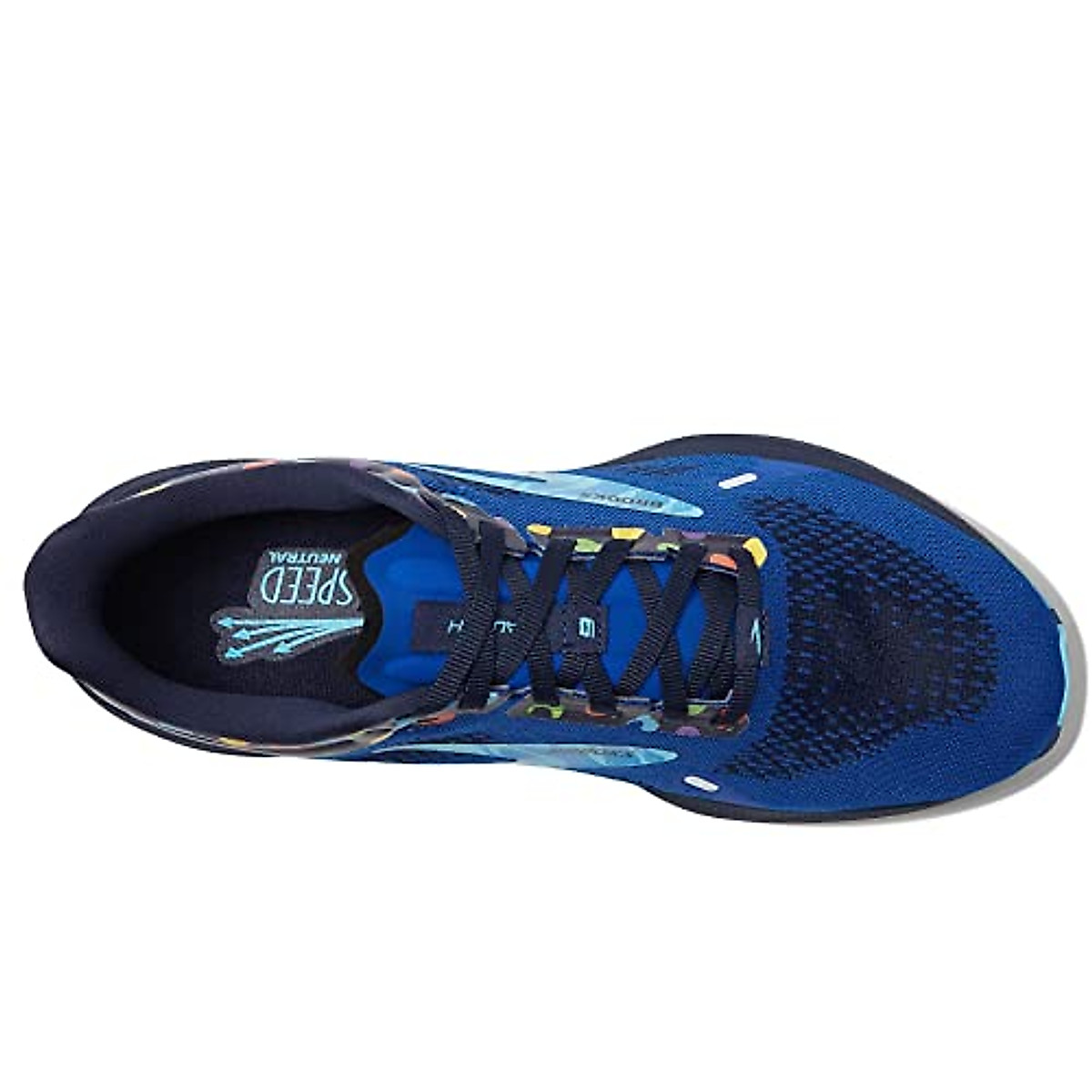 Brooks Women’s Launch 9 Neutral Running Shoe - Blue/Peacoat/Yellow - 8