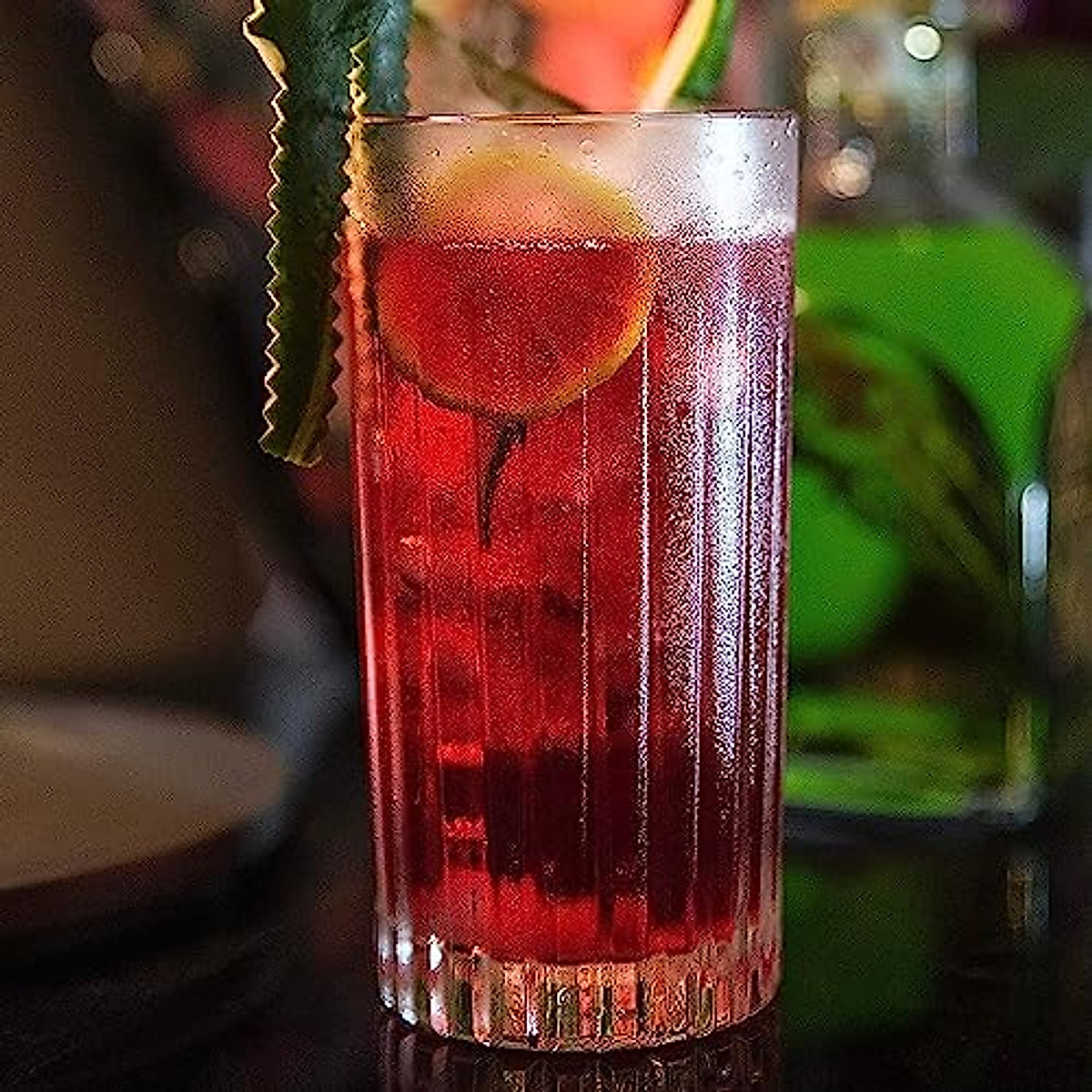 RCR 25753020006 Timeless Crystal Glassware Hi-Ball Glasses, Set of 6