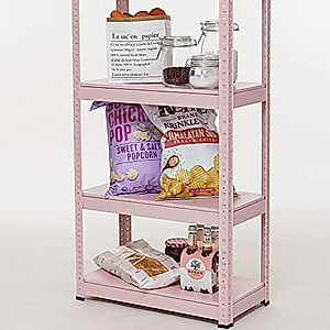 Lomani 5-Shelf Adjustable Utility Shelf, Storage Rack, Organizer Shelf-PK