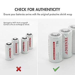 Tenergy Premium 40 Pack NonRechargeable CR123A 3V Lithium Battery, Primary Battery for Arlo Cameras, Photo Lithium Batteries, Smart Sensors, and More