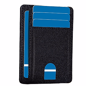 iZiv Slim Wallet,Mini RFID Front Pocket Wallets Minimalist Secure Thin Credit Card Holder