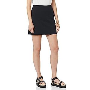 Amazon Essentials Women's Ponte A-Line Mini Skirt (Previously Daily Ritual), Black, XX-Large