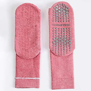 Yoga Socks With Grips for Women,Non Slip Skid Socks,Knee High Socks,Ideal for Pilates,Pure Barre, Ballet,Dance 1Pair (Black)