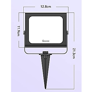 Govee Outdoor Lights, Flood Lights Uplight 2 in 1, LED Landscape Lighting, Low Voltage Landscape Lights, IP65 Pathway Lights with App Control, 35 Scene Modes, Patio Lights, Garden Yards, Wired 2 Pack