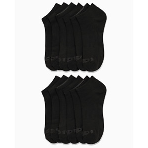 AND1 Men's Socks - PROPLATINUM Lightweight Low Cut Socks (12 Pack), Size Shoe size 6-12.5, Black