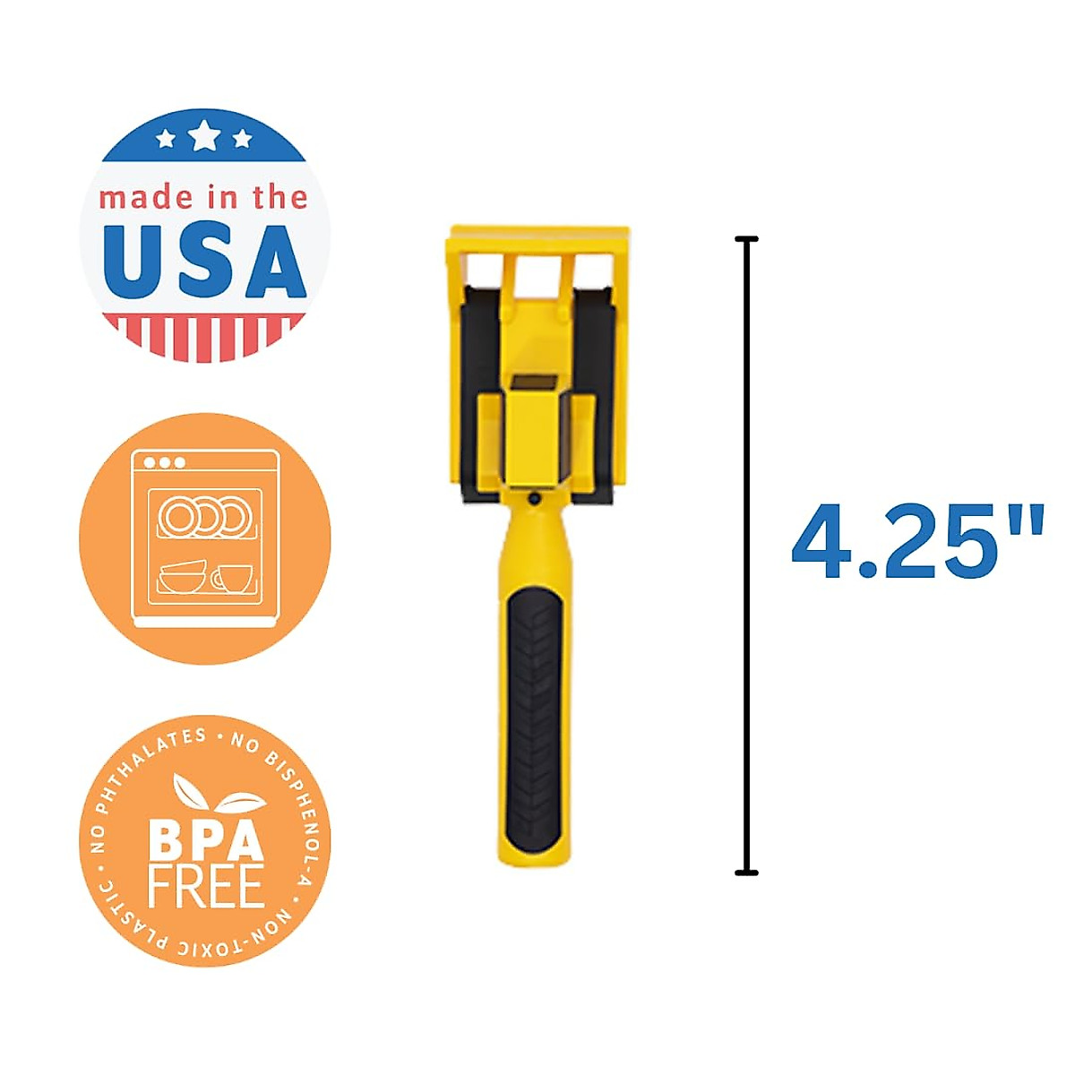 Constructive Eating Made in USA Set of 3 Construction Utensils for Toddlers, Infants, Babies and Kids - Made With Materials Tested for Safety