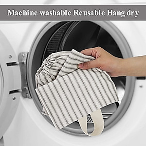 TOGETRUE Plastic Bag Holder, Wall Mount Grocery Bag Holder, Reusable Trash Bag Organizer for Home Kitchen Pantry Decor (Gray)