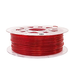 Gizmo Dorks 1.75mm PLA Filament 1kg / 2.2lb for 3D Printers, Translucent Red