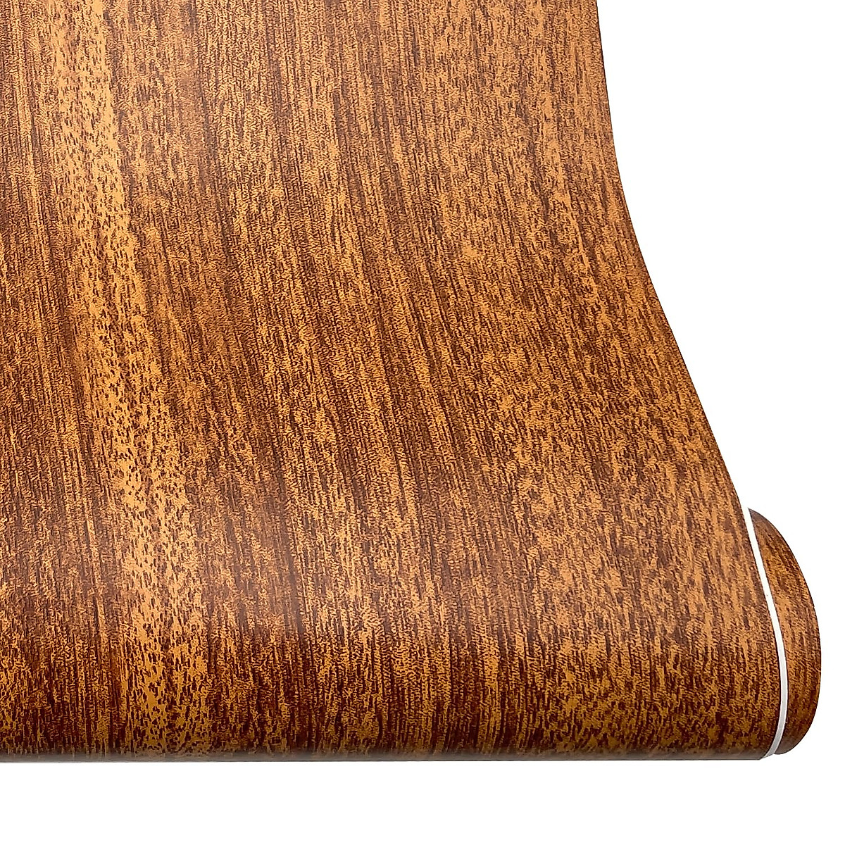 Yifely Brown Wood Textured Vinyl Drawer Paper Self-Adhesive Shelf Liner Countertop Sliding Door Sticker 17.7 Inch by 9.8 Feet