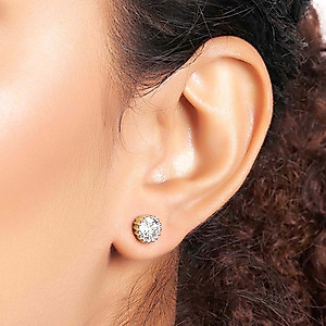 Diamond Stud Earring | 2 Carat IGI Certified Round Shape Lab Grown Diamond Stud | 18K in Yellow Gold | Circa Lab Diamond Stud Earrings | Prong Setting | FG-VS1-VS2 Quality | Friendly Diamonds