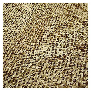 Outdoor Camouflage Net, Sunscreen Camo Netting, for Military, Hunting, Garden, Pergola, Patio, Party Decoration, Shade Netting, Car Cover, Camouflage Netting - Dark Brown (Size : 5x5m)