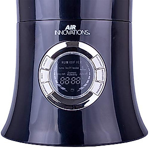 Air Innovations Humidifier Large Capacity 1.7 Gal (6.4L) Whisper-Quiet Cool Mist Ultrasonic for Rooms up to 600 SqFt Baby Bedroom BPA Free Lasts Up to 96hs Remote Control Digital Display Aroma Tray