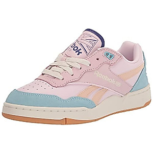 Reebok Women's BB 4000 II Basketball Shoe, Pixel Pink/Vintage Chalk/Blue Pearl, 6 Women