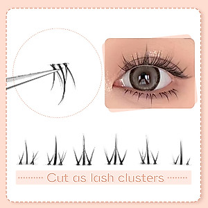Bottom Lashes Wispy Clear Band Bottom Eyelashes Manga Lower Fake Eyelashes Natural Look Short Under Lash 7 Pairs