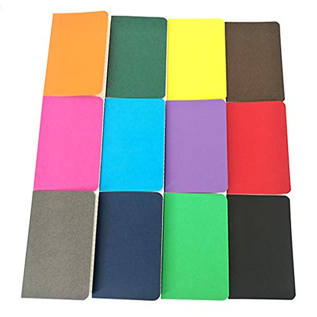 ALIMITOPIA Pocket Notebook Set,Thread-bound Mini Portable Journal Steno Diary Memo Pad Notebook MiniDaily NotePad-3.5x5.5",12 colors,24 Sheets,24 Pack(Ruled Pages)