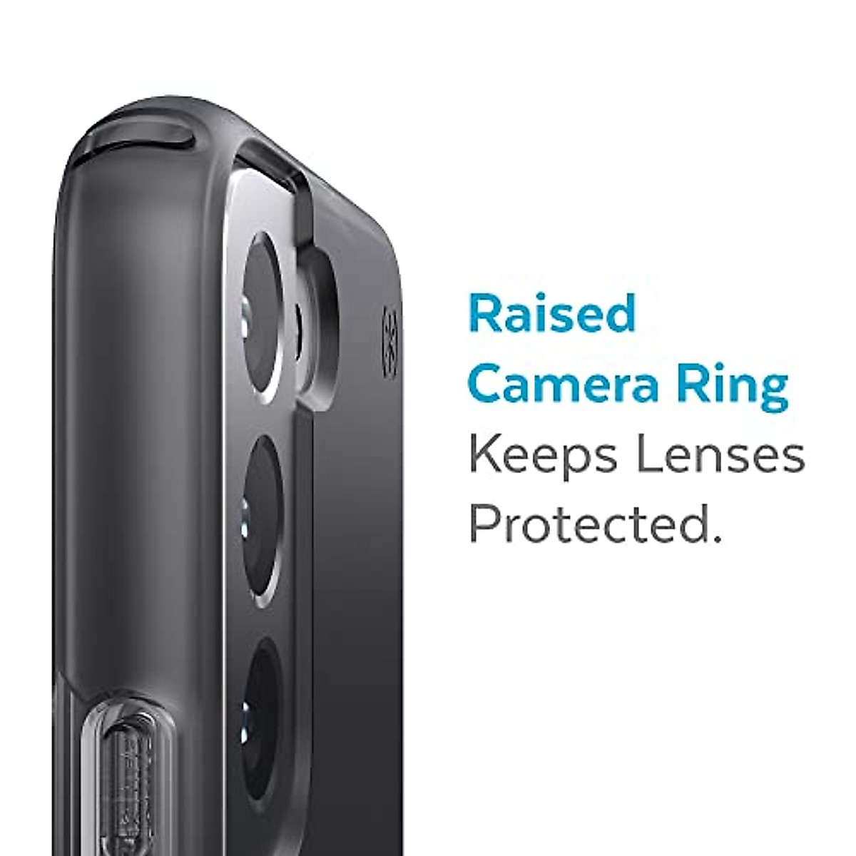 Speck Products Presidio Perfect Mist Samsung Galaxy S22 Case, Obsidian/Obsidian