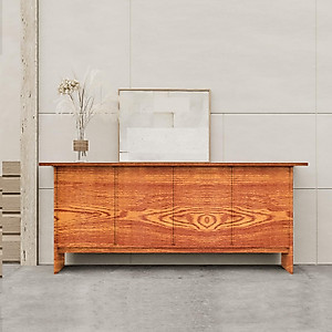 HATOKU 17.7" x 196" Brown Wood Peel and Stick Wallpaper, Contact Paper for Cabinets PVC Self Adhesive Wallpaper for Desk Drawer Shelf Liner