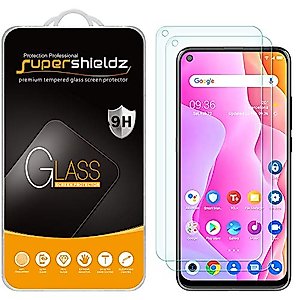 (2 Pack) Supershieldz Designed for TCL 10L Tempered Glass Screen Protector, Anti Scratch, Bubble Free