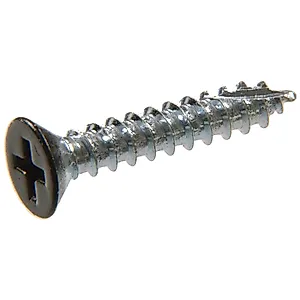 The Hillman Group 45400 9-Inch x 1-1/4-Inch Flat Phillips Wood Screw, Black, 15-Pack