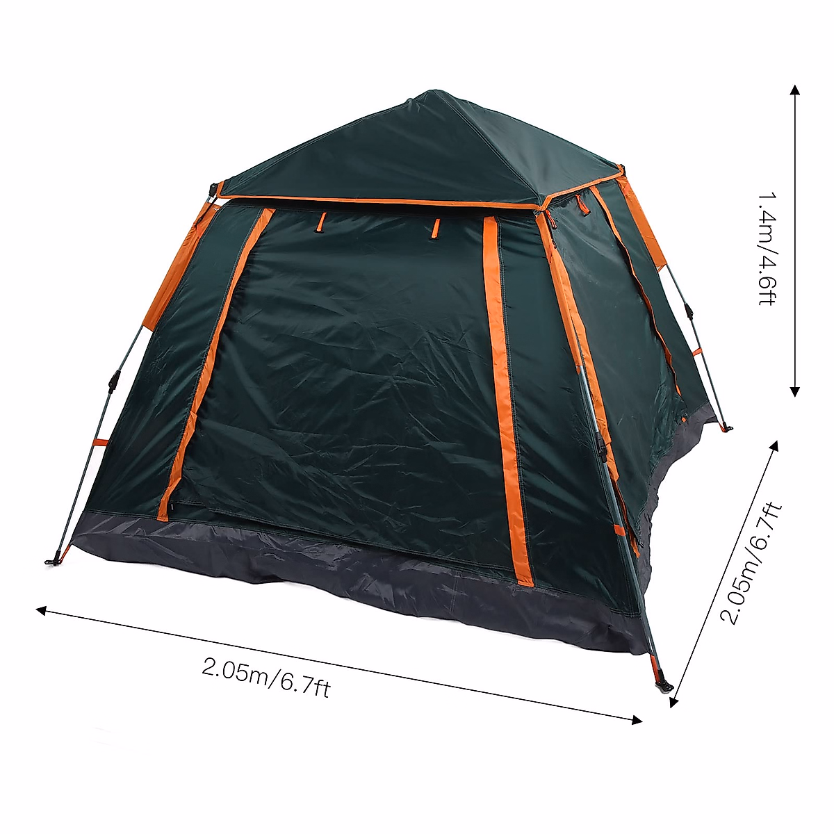 Quick Open Tent, 5 Sided Mosquito Net Design Waterproof Portable Foldable 4 Sided Tent with Shade Cloth, Camping Tents for Camping Gardening Hiking Fishing