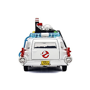 Jada Toys Hollywood Rides: Ghostbusters ECTO-1 White 1: 24 Scale