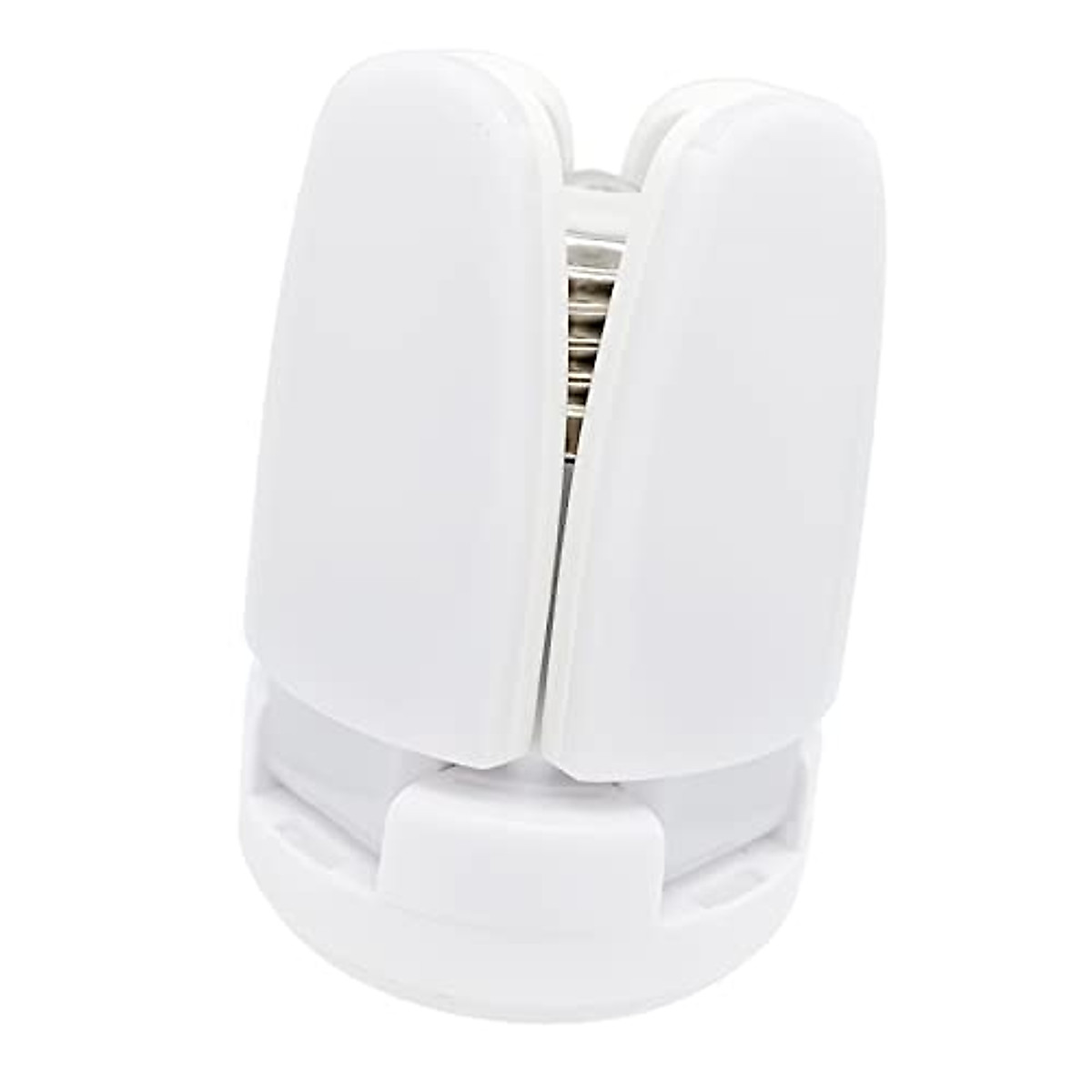 Gawany 1 Pack Mini LED Garage Light, 38W Deformable LED Garage Ceiling Lights with 4 Adjustable Panels, 6000LM 6500K E27/E26 LED Shop Lights for Garages, Workshop,Indoor, Outdoor White 256bu