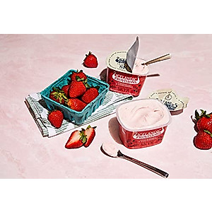 Icelandic Provisions, Strawberry and Lingonberry Thick and Creamy SKYR, 5.3 Ounce