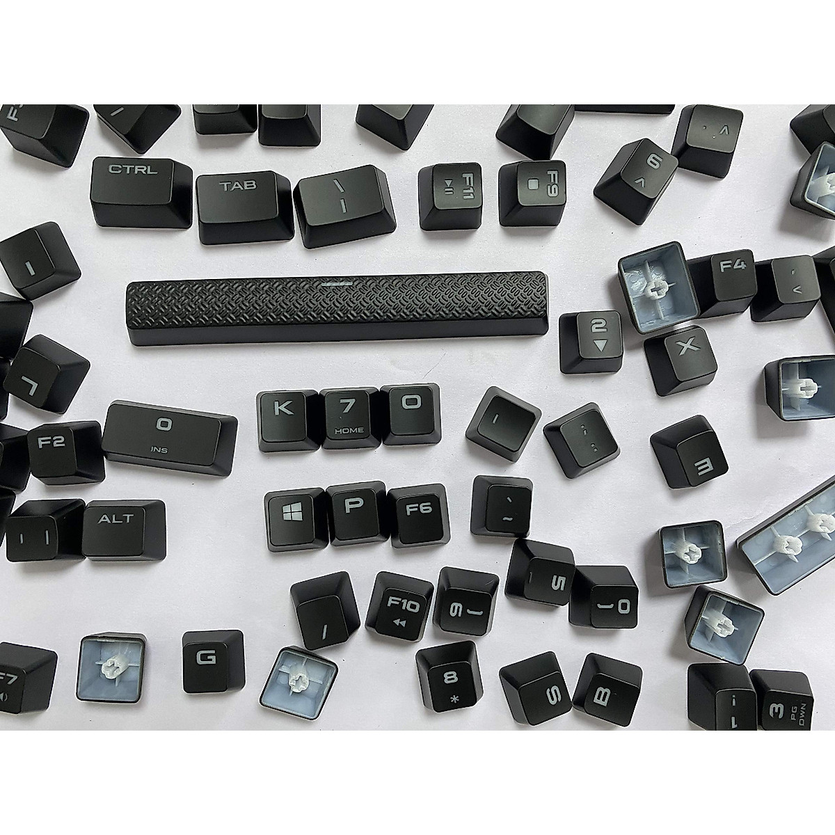Suitable for Corsair keycap K70 K65 Keyboard keycap, 104 Keys. Spare keycaps Mechanical Gaming Keyboard