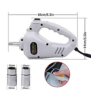 STANDTALL Electric Car Floor Jack Set 3 Ton All-in-one Automatic 12v Scissor Lift Jack with Impact Wrench and Tire Inflator Pump for Tire Change & Replacement
