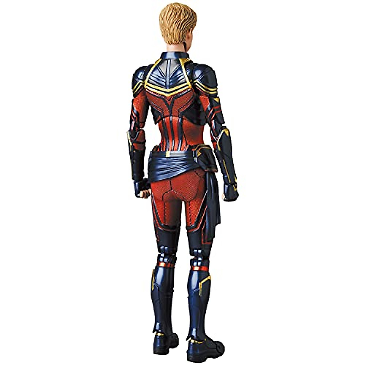 MAFEX No. 163 Captain Marvel Endgame Version, Total Height Approx. 5.9 inches (150 mm), Painted Action Figure