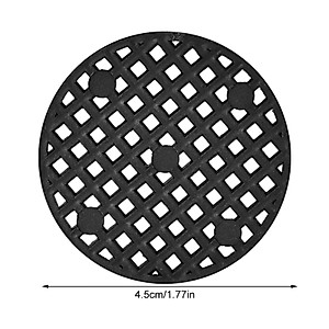 5pcs Flowerpot Hole Mesh Mat Black Plastic Bonsai Bottom Drainage Mesh Screens Grid Square 30x10cm/30x20cm (Diamete 4.5cm)