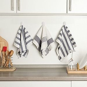 Yulejo Plastic Adhesive Hooks Adhesive White Hooks Wall Hangers Door Hooks for Hanging Towels, Jackets, Kitchenware and Light Strip (20)