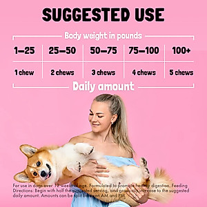 Cranberry UTI Chews for Dogs Bladder Support + D-Mannose Supports Kidney Urinary Tract and Bladder Health Natural Cranberry Wellness Supplement Immune System Booster Natural Pet Antioxidant 30 Chews