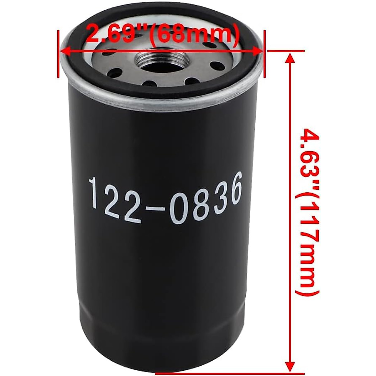 HUSWELL 140-3116 Air Filter 122-0836 Oil Filter for Cummins Onan 5500 7000 RV Generators HGJAA HGJAB HGJAC Engine