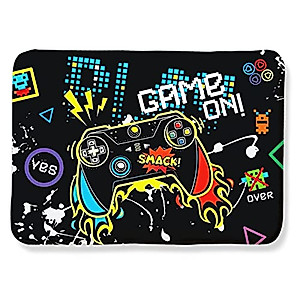 Game Controller Gaming Gamepad Modern Area Rugs Non-Slip Gaming Rug Boys Rugs Gamer Carpets Floor Mat Throw Rugs Doormats Gamer Room Decor Home Decor for Living Room Bedroom