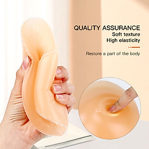 Polreta One Piece Silicone Breast Forms Mastectomy Prosthesis Bra Enhancer Inserts Concave Bra Pads