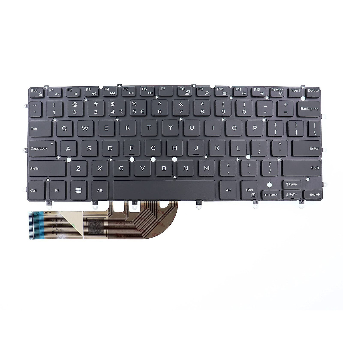 LeFix Keyboard Replacement Compatible with Dell XPS 13 9343 9350 9360|for Inspiron 15 7547 7548|for Inspiron 13-7000 7347 7348 7352 7353 7359,US Layout,Backlit