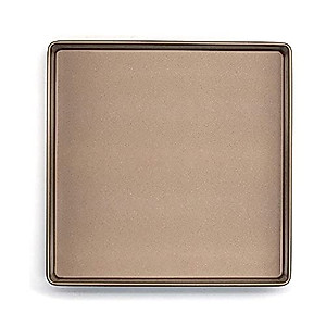 BaRdzo Non-Stick 11 Inch Square Nonstick Pizza Pan Cake Pan Carbon Steel Baking Tray Bread Biscuits Cookware Oven Tray Pastry Tool