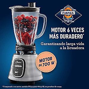 Classic blender Oster reversible chrome glass jar BLSTBESTE013