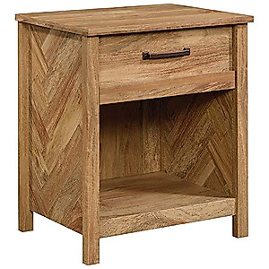 Sauder River Ranch Full-Queen Headboard, Sindoori Mango Finish & Cannery Bridge Nightstand, Sindoori Mango Finish