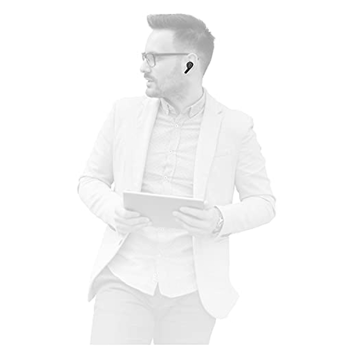 iHome XT-60 True Wireless Earbuds with Rechargeable Travel Case, Bluetooth Earphones with Microphone and Touch Control, Black